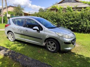 Pelēks Peugeot 207 2009 Panevēža, ar dzinēja tilpumu 1.56 L un nobraukumu 138 tūkst. km par 2400 €, foto  vietnē AUTOMOTO.COM.LV