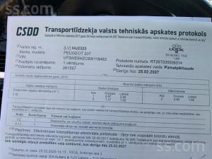 Pelēks Peugeot 207 2010 Rīga, ar dzinēja tilpumu 1.60 L un nobraukumu 262 tūkst. km par 2100 €, foto 9 vietnē AUTOMOTO.COM.LV