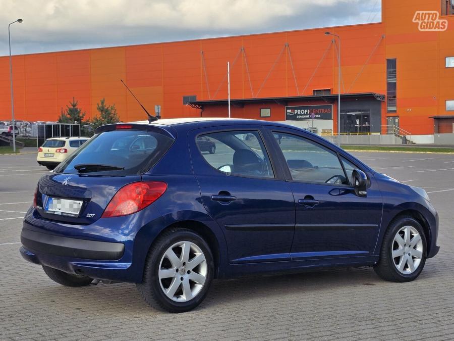 Peugeot 207 2006 in Vilnius, with an engine capacity of 1.60 L and mileage of 198 thousand km for 1250 €, photo 7 on AUTOMOTO.COM.LV