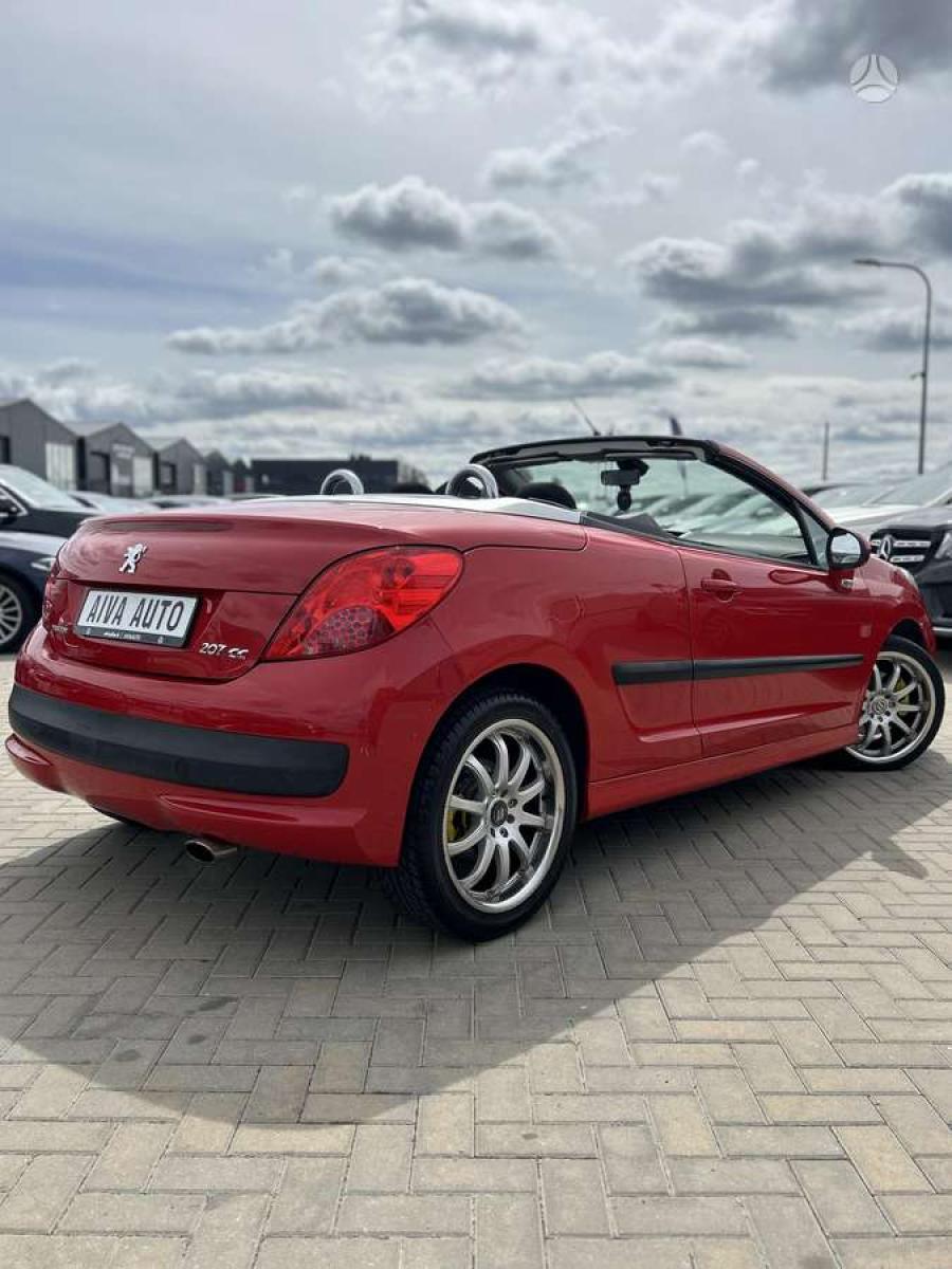 Red Peugeot 207 2007 in Kaunas, with an engine capacity of 1.60 L and mileage of 128 thousand km for 3650 €, photo 11 on AUTOMOTO.COM.LV