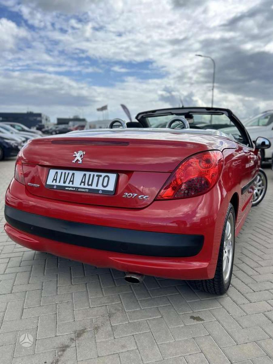 Sarkans Peugeot 207 2007 Kauņa, ar dzinēja tilpumu 1.60 L un nobraukumu 129 tūkst. km par 2600 €, foto 3 vietnē AUTOMOTO.COM.LV