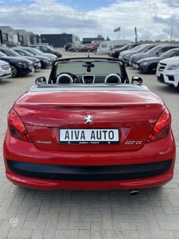 Sarkans Peugeot 207 2007 Kauņa, ar dzinēja tilpumu 1.60 L un nobraukumu 129 tūkst. km par 2600 €, foto 5 vietnē AUTOMOTO.COM.LV