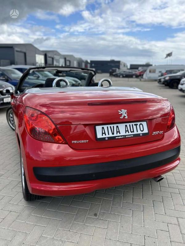 Sarkans Peugeot 207 2007 Kauņa, ar dzinēja tilpumu 1.60 L un nobraukumu 129 tūkst. km par 2600 €, foto 10 vietnē AUTOMOTO.COM.LV