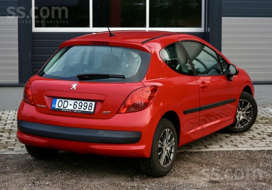 Sarkans Peugeot 207 2007 Cēsis, ar dzinēja tilpumu 1.60 L un nobraukumu 330 tūkst. km par 1950 €, foto 3 vietnē AUTOMOTO.COM.LV