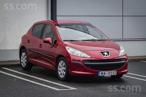 Red Peugeot 207 2007 in Riga, with an engine capacity of 1.40 L and mileage of 0 thousand km for 2495 €, photo 3 on AUTOMOTO.COM.LV
