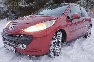 Red Peugeot 207 2007 in Daugavpils, with an engine capacity of 1.40 L and mileage of 236 thousand km for 1530 €, photo  on AUTOMOTO.COM.LV