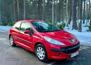 Red Peugeot 207 2007 in Tallinn, with an engine capacity of 1.40 L and mileage of 173 thousand km for 450 €, photo  on AUTOMOTO.COM.LV