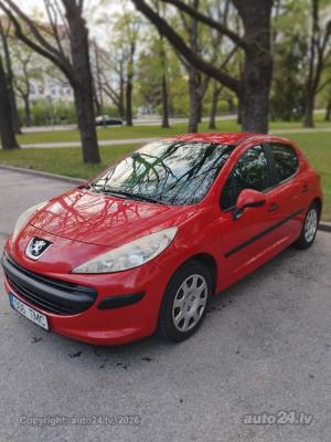 Sarkans Peugeot 207 2007 Tartu, ar dzinēja tilpumu 1.40 L un nobraukumu 323 tūkst. km par 2190 €, foto  vietnē AUTOMOTO.COM.LV