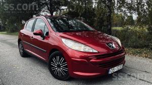 Red Peugeot 207 2007 in Cesis, with an engine capacity of 1.40 L and mileage of 222 thousand km for 2000 €, photo  on AUTOMOTO.COM.LV