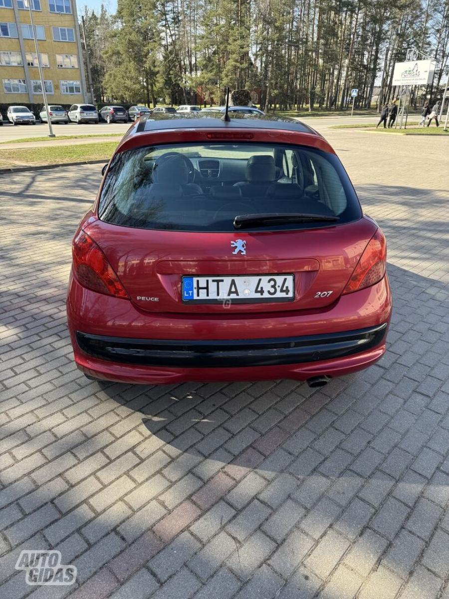 Sarkans Peugeot 207 2008 Kazlų Rūda, ar dzinēja tilpumu 1.60 L un nobraukumu 246 tūkst. km par 1350 €, foto 7 vietnē AUTOMOTO.COM.LV