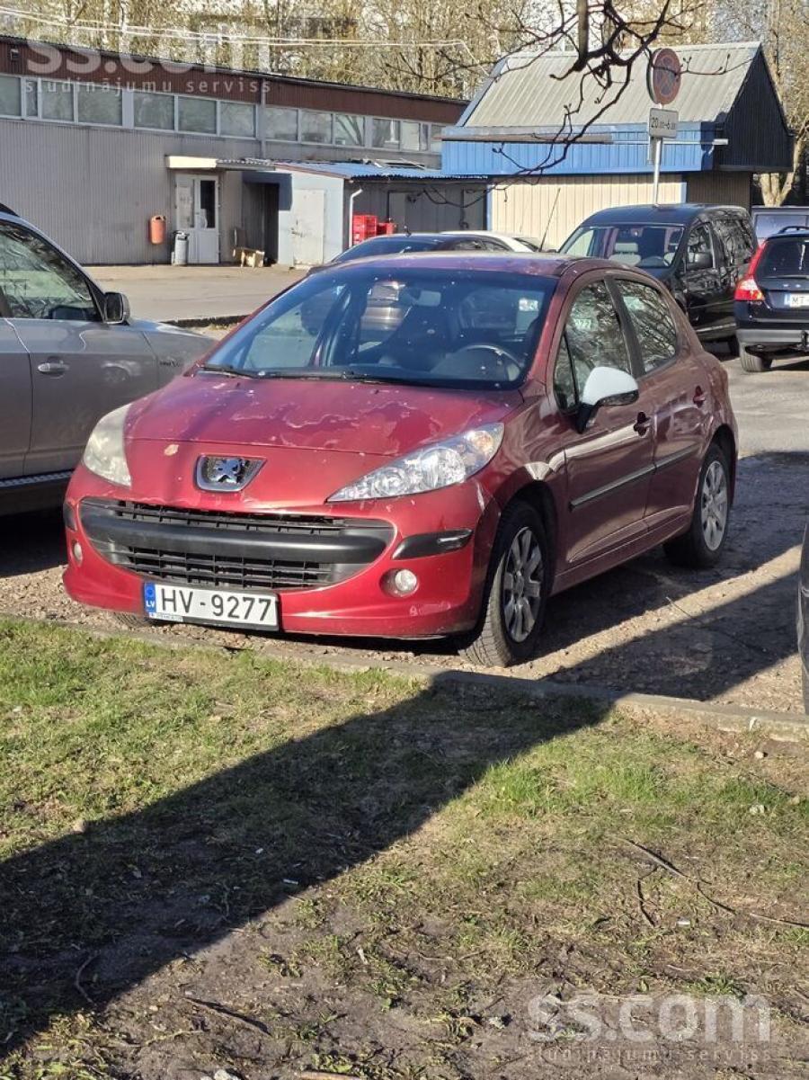 Sarkans Peugeot 207 2009 Jelgava, ar dzinēja tilpumu 1.40 L un nobraukumu 133 tūkst. km par 600 €, foto 1 vietnē AUTOMOTO.COM.LV