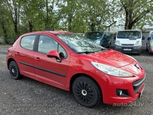 Sarkans Peugeot 207 2010 Tallina, ar dzinēja tilpumu 1.40 L un nobraukumu 213 tūkst. km par 799 €, foto  vietnē AUTOMOTO.COM.LV