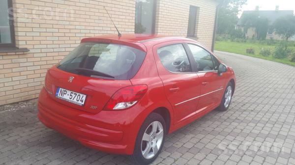 Sarkans Peugeot 207 2012 Bauska, ar dzinēja tilpumu 1.60 L un nobraukumu 207 tūkst. km par 3450 €, foto 2 vietnē AUTOMOTO.COM.LV