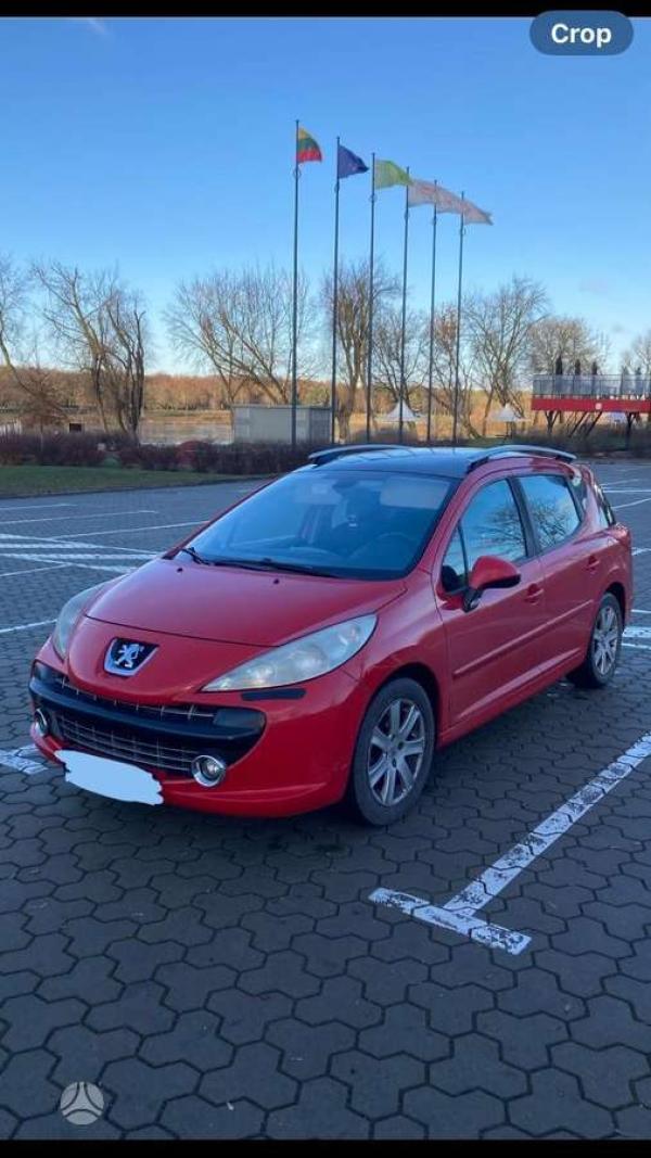 Red Peugeot 207 2007 in Marijampole, with an engine capacity of 1.56 L and mileage of 240 thousand km for 1500 €, photo 1 on AUTOMOTO.COM.LV