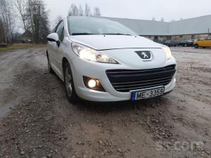 White Peugeot 207 2009 in Jekabpils, with an engine capacity of 1.60 L and mileage of 215 thousand km for 1690 €, photo 4 on AUTOMOTO.COM.LV