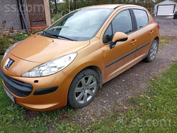 Желтый Пежо 207 2006 в Тукумс, объемом двигателя 1.40 л и пробегом 158 тыс. км за 1500 €, фото 1 на AUTOMOTO.COM.LV