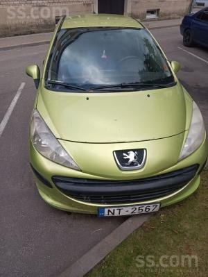 Yellow Peugeot 207 2006 in Rezekne, with an engine capacity of 1.40 L and mileage of 330 thousand km for 950 €, photo  on AUTOMOTO.COM.LV