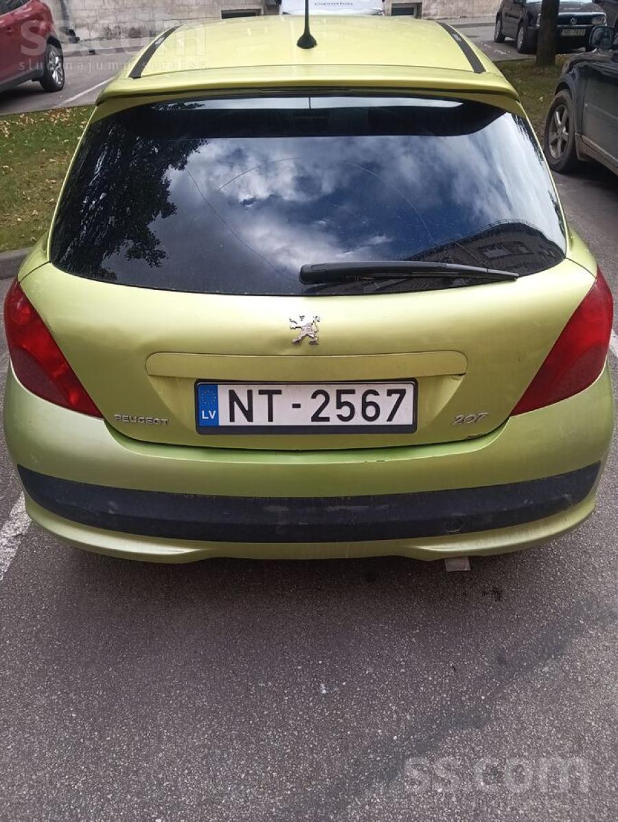 Dzeltens Peugeot 207 2006 Rēzekne, ar dzinēja tilpumu 1.40 L un nobraukumu 330 tūkst. km par 950 €, foto 4 vietnē AUTOMOTO.COM.LV
