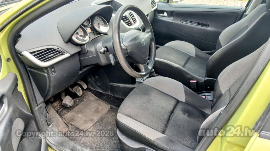 Желтый Пежо 207 2008 в Тарту, объемом двигателя 1.40 л и пробегом 226 тыс. км за 600 €, фото 7 на AUTOMOTO.COM.LV