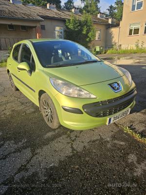 Yellow Peugeot 207 2008 in Paide, with an engine capacity of 1.40 L and mileage of 227 thousand km for 1300 €, photo  on AUTOMOTO.COM.LV