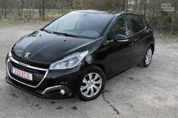Black Peugeot 208 2017 in Ignalina, with an engine capacity of 1.20 L and mileage of 155 thousand km for 4200 €, photo 1 on AUTOMOTO.COM.LV