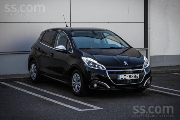 Black Peugeot 208 2018 in Riga, with an engine capacity of 1.60 L and mileage of 86 thousand km for 7500 €, photo 3 on AUTOMOTO.COM.LV