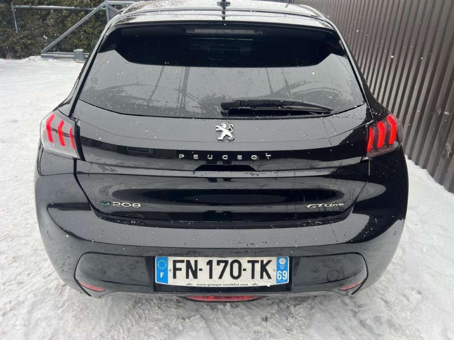 Black Peugeot 208 2020 in Kaunas, with an engine capacity of 0.00 L and mileage of 78 thousand km for 6500 €, photo 8 on AUTOMOTO.COM.LV