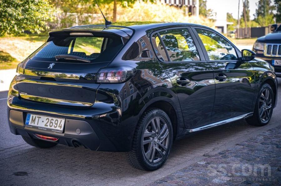 Melns Peugeot 208 2021 Rīga, ar dzinēja tilpumu 1.20 L un nobraukumu 38 tūkst. km par 11990 €, foto 5 vietnē AUTOMOTO.COM.LV