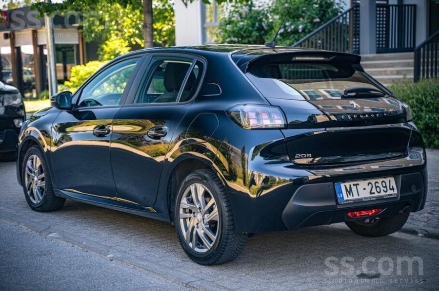 Melns Peugeot 208 2021 Rīga, ar dzinēja tilpumu 1.20 L un nobraukumu 38 tūkst. km par 11990 €, foto 7 vietnē AUTOMOTO.COM.LV