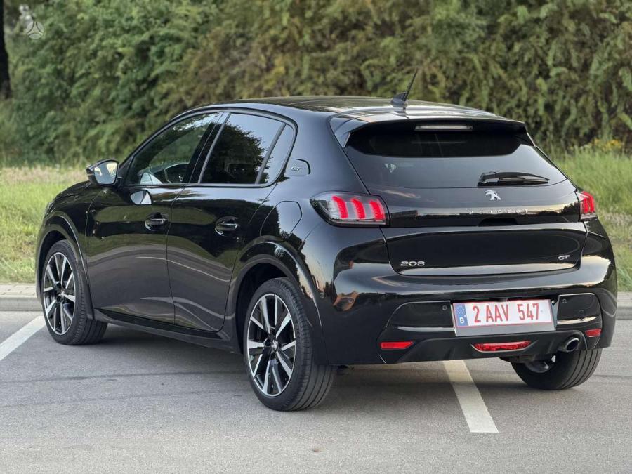 Melns Peugeot 208 2021 Kauņa, ar dzinēja tilpumu 1.50 L un nobraukumu 173 tūkst. km par 9400 €, foto 7 vietnē AUTOMOTO.COM.LV