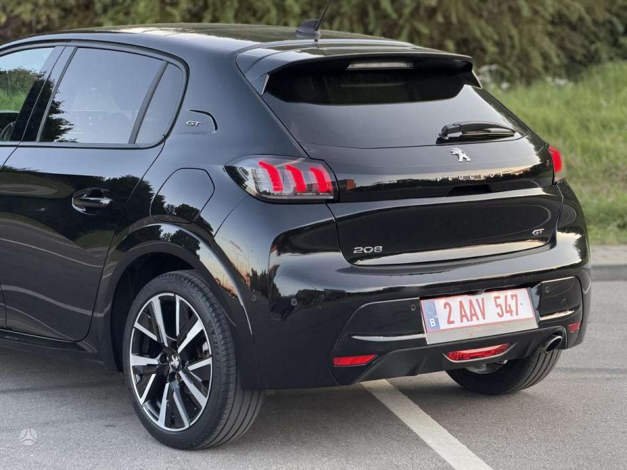 Melns Peugeot 208 2021 Kauņa, ar dzinēja tilpumu 1.50 L un nobraukumu 173 tūkst. km par 9400 €, foto 8 vietnē AUTOMOTO.COM.LV