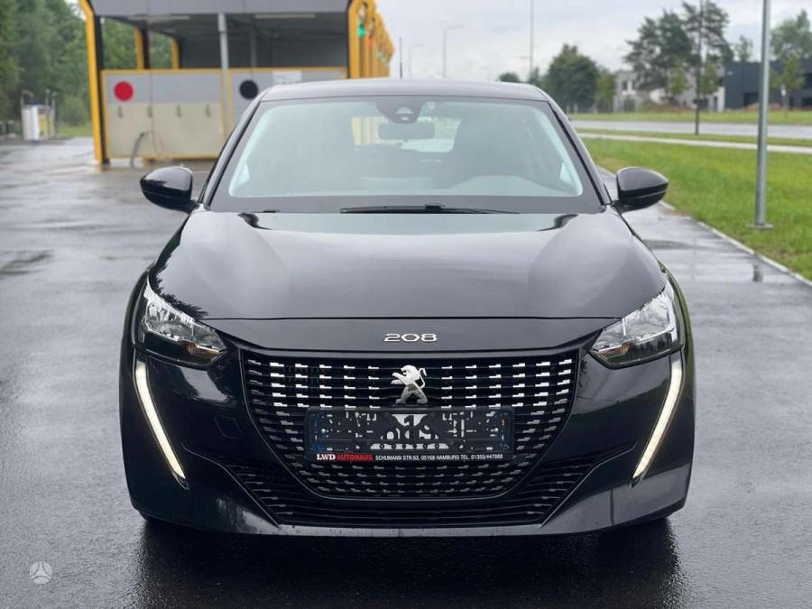 Black Peugeot 208 2023 in Kaunas, with an engine capacity of 1.20 L and mileage of 151 thousand km for 9999 €, photo 9 on AUTOMOTO.COM.LV