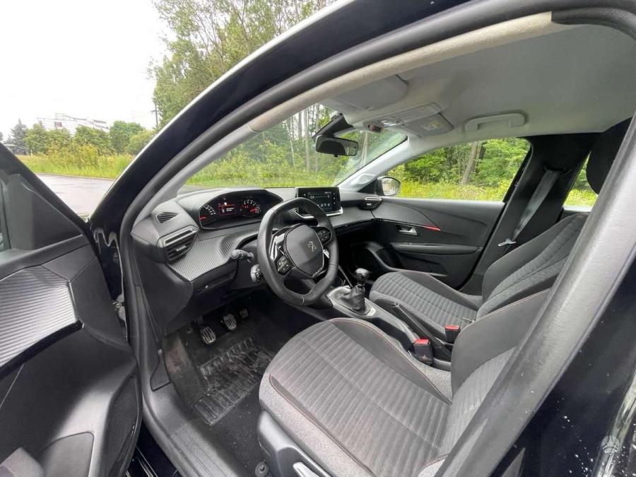 Black Peugeot 208 2023 in Kaunas, with an engine capacity of 1.20 L and mileage of 151 thousand km for 9999 €, photo 10 on AUTOMOTO.COM.LV
