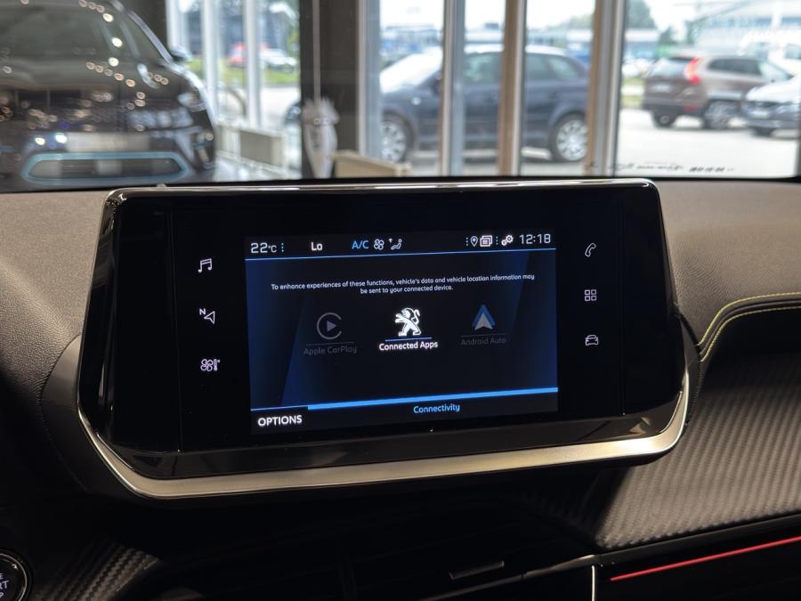 Black Peugeot 208 2023 in Riga, with an engine capacity of 1.20 L and mileage of 37 thousand km for 14990 €, photo 34 on AUTOMOTO.COM.LV
