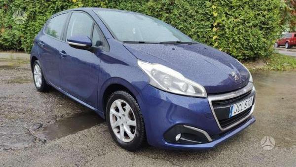 Blue Peugeot 208 2016 in Kaunas, with an engine capacity of 1.20 L and mileage of 190 thousand km for 3800 €, photo 3 on AUTOMOTO.COM.LV