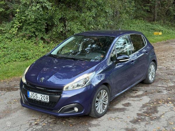 Синий Пежо 208 2016 в Вильнюс, объемом двигателя 1.20 л и пробегом 75 тыс. км за 4500 €, фото 10 на AUTOMOTO.COM.LV