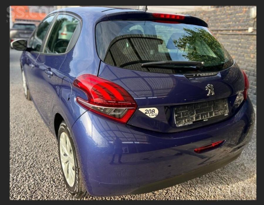 Zils Peugeot 208 2018 Rīga, ar dzinēja tilpumu 1.20 L un nobraukumu 112 tūkst. km par 5757 €, foto 4 vietnē AUTOMOTO.COM.LV
