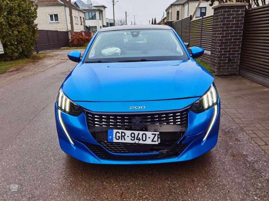 Blue Peugeot 208 2020 in Kaunas, with an engine capacity of 1.20 L and mileage of 71 thousand km for 6200 €, photo 24 on AUTOMOTO.COM.LV