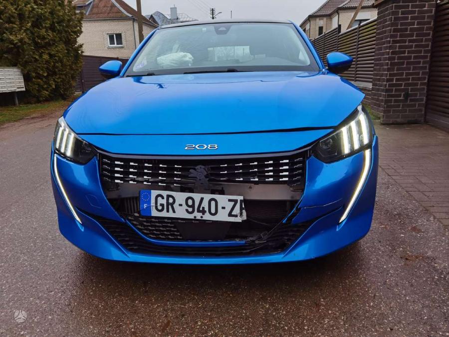 Blue Peugeot 208 2020 in Kaunas, with an engine capacity of 1.20 L and mileage of 71 thousand km for 6200 €, photo 30 on AUTOMOTO.COM.LV