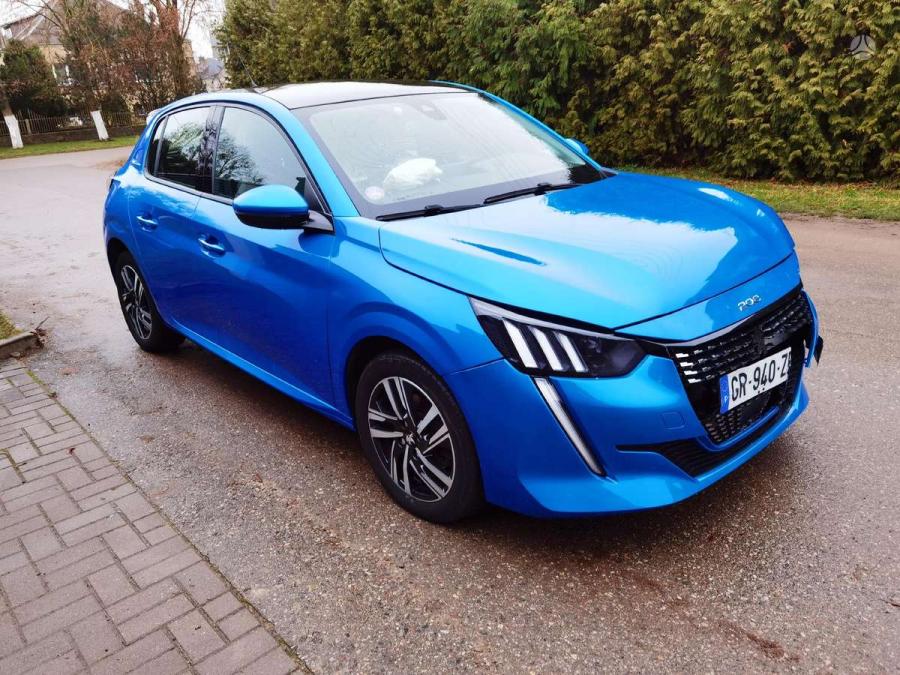 Blue Peugeot 208 2020 in Kaunas, with an engine capacity of 1.20 L and mileage of 71 thousand km for 6200 €, photo 37 on AUTOMOTO.COM.LV