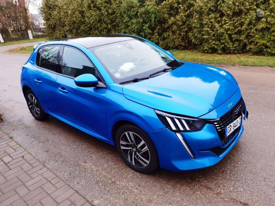 Blue Peugeot 208 2020 in Kaunas, with an engine capacity of 1.20 L and mileage of 71 thousand km for 6200 €, photo 38 on AUTOMOTO.COM.LV