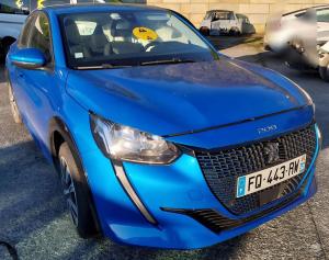 Blue Peugeot 208 2020 in Taurage, with an engine capacity of 0.00 L and mileage of 48 thousand km for 5700 €, photo  on AUTOMOTO.COM.LV