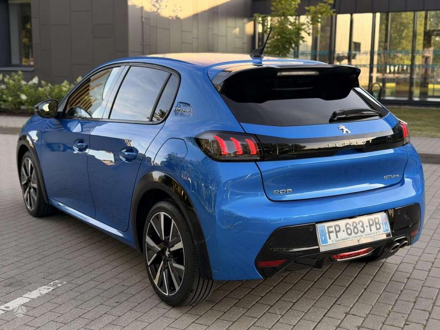Zils Peugeot 208 2020 Tauragė, ar dzinēja tilpumu 1.20 L un nobraukumu 116 tūkst. km par 13800 €, foto 4 vietnē AUTOMOTO.COM.LV
