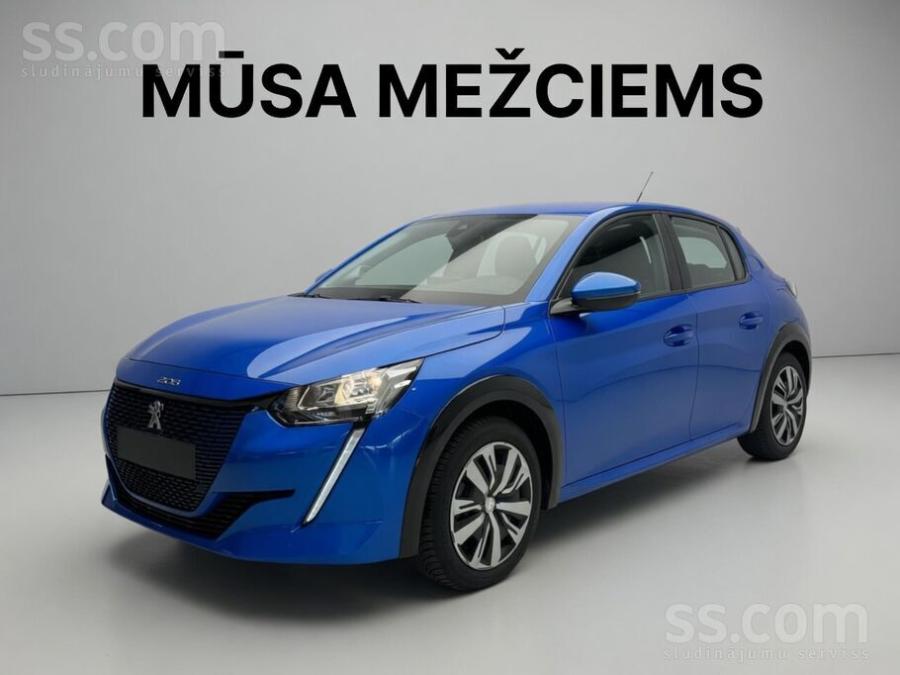 Blue Peugeot 208 2022 in Riga, with an engine capacity of 1.20 L and mileage of 72 thousand km for 16990 €, photo 1 on AUTOMOTO.COM.LV
