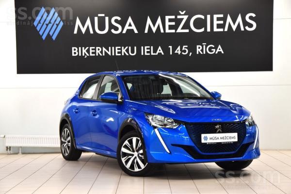Blue Peugeot 208 2022 in Riga, with an engine capacity of 1.20 L and mileage of 72 thousand km for 16990 €, photo 3 on AUTOMOTO.COM.LV