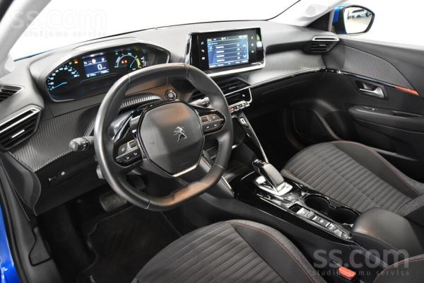 Blue Peugeot 208 2022 in Riga, with an engine capacity of 1.20 L and mileage of 72 thousand km for 16990 €, photo 10 on AUTOMOTO.COM.LV