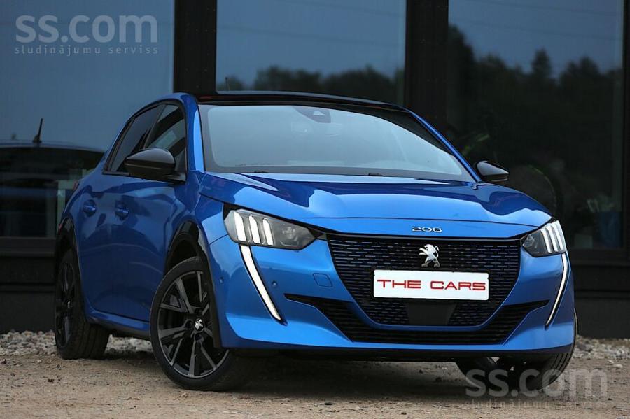 Zils Peugeot 208 2023 Tukums, ar dzinēja tilpumu 1.60 L un nobraukumu 55 tūkst. km par 20450 €, foto 1 vietnē AUTOMOTO.COM.LV