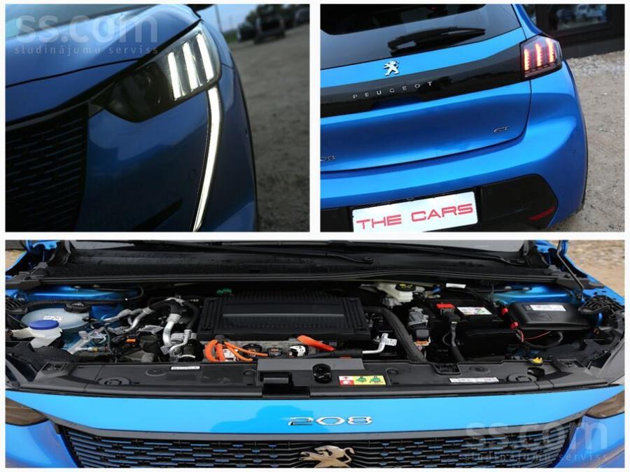 Zils Peugeot 208 2023 Tukums, ar dzinēja tilpumu 1.60 L un nobraukumu 55 tūkst. km par 20450 €, foto 35 vietnē AUTOMOTO.COM.LV