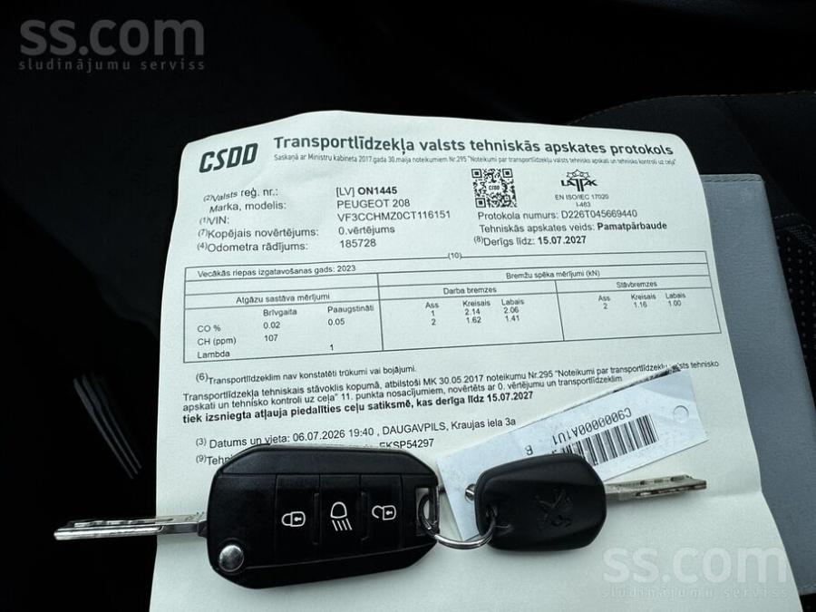 Brūns Peugeot 208 2013 Daugavpils, ar dzinēja tilpumu 1.20 L un nobraukumu 0 tūkst. km par 3800 €, foto 29 vietnē AUTOMOTO.COM.LV
