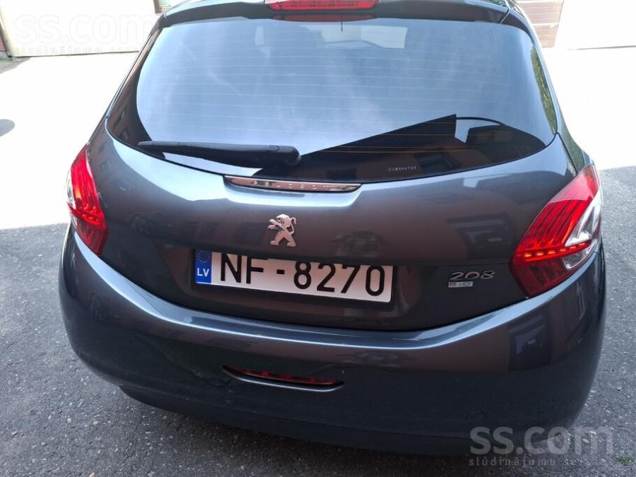 Pelēks Peugeot 208 2012 Liepāja, ar dzinēja tilpumu 1.60 L un nobraukumu 157 tūkst. km par 3900 €, foto 10 vietnē AUTOMOTO.COM.LV